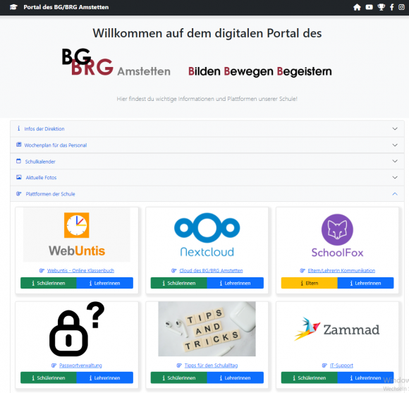 Digitales Portal - BG BRG Amstetten